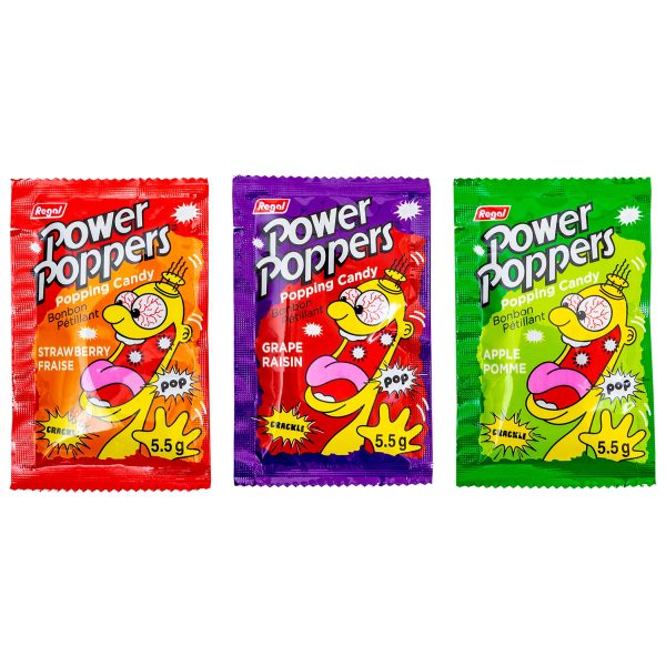 Power Poppers Bonbon Pétillant – Jujubes et Chocolats